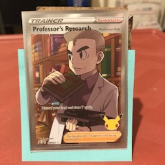 Pokemon | Toys | Pokemon Celebrations Trainer Professors Research Card ...